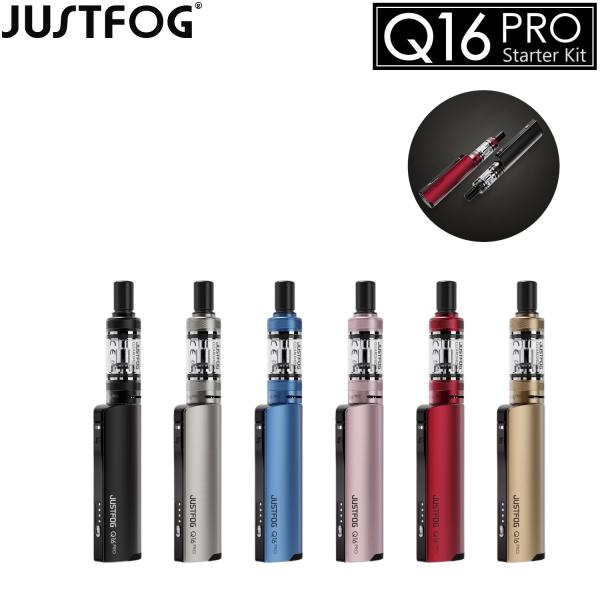 日本でも大人気の JUSTFOG Q16 Pro が新パッケージにリニューアルされて新登場！さらに欧州限定カラーもラインナップされました！４段階の電圧調節機能、エアフロー機能、スマート保護機能が付いた初心者から上級者の方まで好評いただいてい...