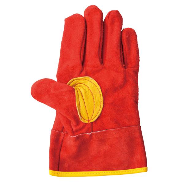 爆買　bakugai202602吸汗性がよく、冬は軽防寒としても使える肌触りの良い内綿付き牛床背縫い手袋。カラーは作業着やアウトドアスタイルのアクセントに最適な赤。オイル加工で洗濯も可能（洗い方は商品パッケージに記載）。手の当て部分に山羊皮...