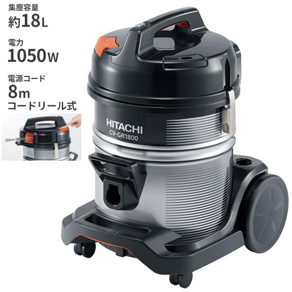 JAN：4549873026053製造販売元：日立グローバルライフソリューションズ 日立産機システムから移行ホース長さ：1.7ｍコード長さ：8ｍ(直付け式)消費電力：1000ｗ吸引仕事率：360ｗ集塵容量：7L運転音：58dB付属品：・つぶ...
