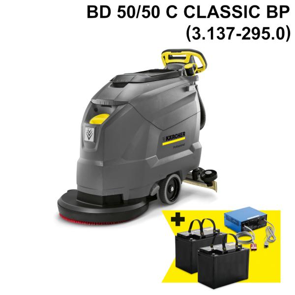 BD 50/50 C Classic Bpは、清掃幅20インチの手押し式自動床洗浄機です。コンパクト、シンプルな操作性のエントリーモデルです。最大 2000平方メートル/1時間 のエリアを清掃する事が可能です。※標準仕様の稼働時間は約2.5...