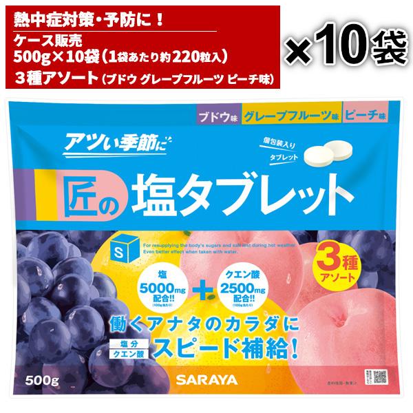 暑さで失われる塩分＆クエン酸を手軽に補給！噛んでおいしい、食べやすい塩タブレットです。 水分補給時に食べる事で塩分をすばやくおいしく補給できます。型番：27867JAN：4987696278677製造販売元：サラヤ株式会社消費期限：製造から...