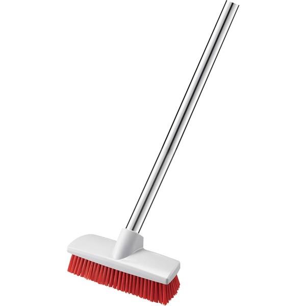 毛が抜けにくく、ヘッドにネジやリベットを使用していないネジコミ式デッキブラシ型番：CL678-240U-MB-RJAN：4903180170692製造販売元：山崎産業株式会社