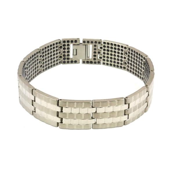 商品名 　ゲルマニウム　ブレスレット品番 　HW-6サイズ(約) 　長さ20.2cm　幅1.6cm　厚さ0.2cm （調整可能）重さ 　35g ゲルマニウム素材 　チタン 付属　調整ピン