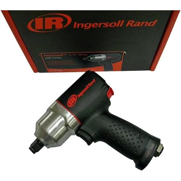 アルミと強化樹脂製の軽量ボディを採用した軽量(1.13kg)でコンパクト(全長155mm)なインパクトレンチで長時間の作業性が向上します。差込角：1/2"(12.7mm)