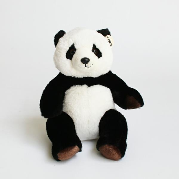 ぬいぐるみ パンダ  WWF ハンドメイド 寄付 動物保護 BONTONTOYS ボントントイズ PANDA SITTING (大) 23cm