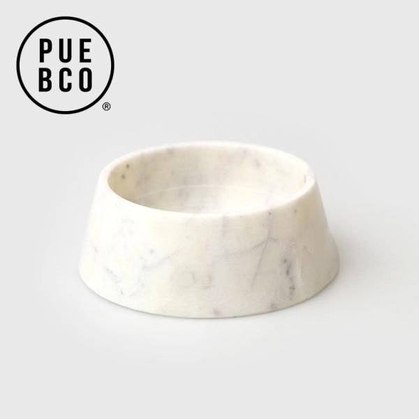 PUEBCO[プエブコ]MARBLE PET BOWL White (Deep)