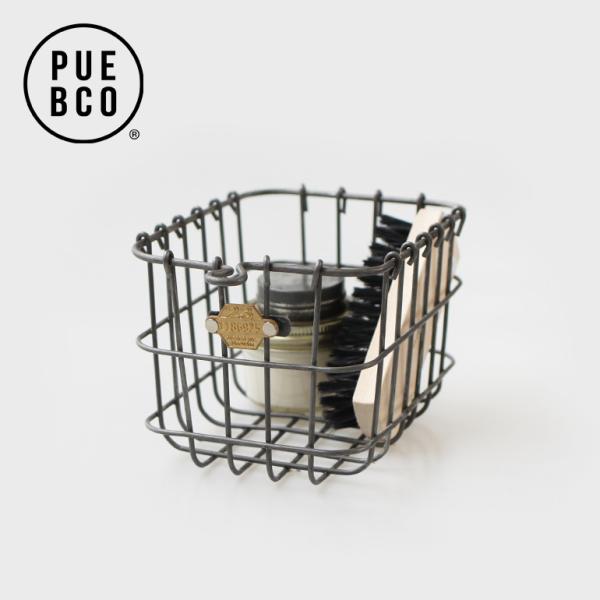 PUEBCO[プエブコ]LOCKER BASKET Small[ロッカーバスケット スモール ワイヤー スチール 整理 収納 インテリア ディスプレイ]