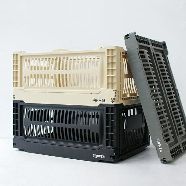 SLOWER[スロウワー]FOLDING CONTAINER Bask L