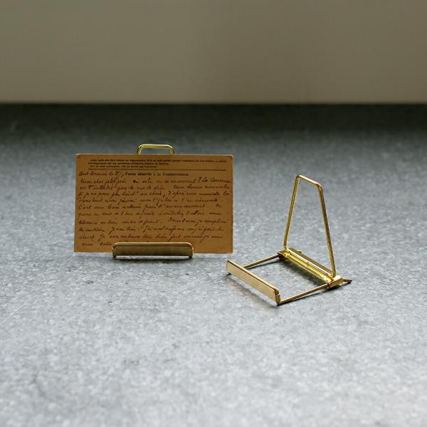 amabro[アマブロ]DISPLAY STAND S[ディスプレースタンド タブレットスタンド 真鍮 角度調節 折りたたみ インテリア ディスプレイ]☆