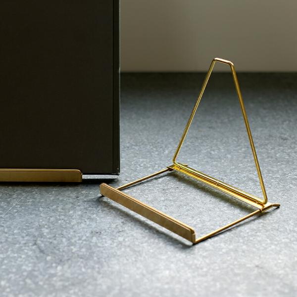amabro[アマブロ]DISPLAY STAND L[ディスプレースタンド タブレットスタンド 真鍮 角度調節 折りたたみ インテリア ディスプレイ]☆