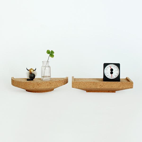 ウォールシェルフ ミニ コルク 賃貸 おしゃれ 軽量 amabro アマブロ CORK WALL SHELF