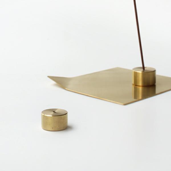 お香立て おしゃれ 真鍮 ブラス シンプル SIKAKU シカク Incense stand インセンススタンド S