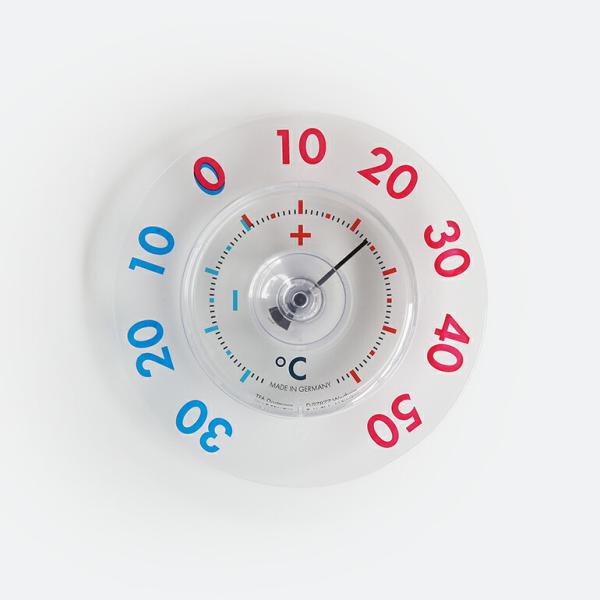外気温度計 温度計 アナログ ドイツ製 シンプル おしゃれ 吸盤 窓ガラス TFA Analogue window thermometer TWATCHER XL 14.6014 ウィンドウ サーモメーター