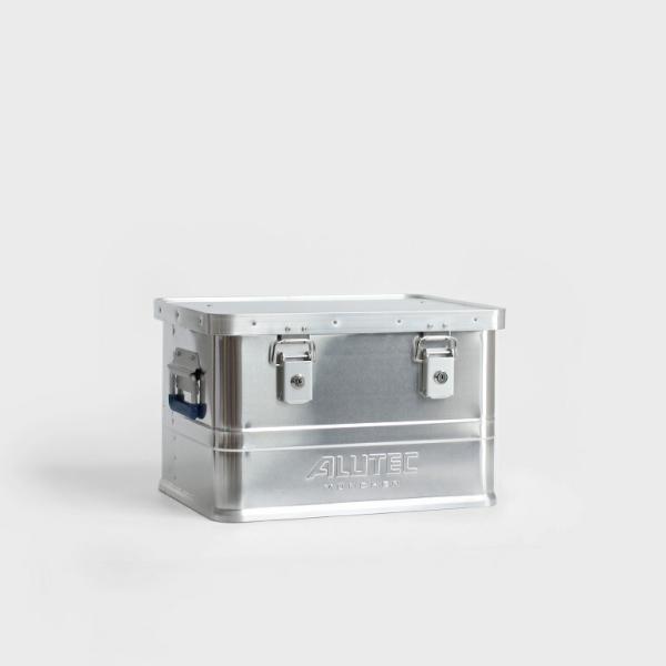 アルミコンテナ 収納 ボックス 30L フタ 持ち手付き スタッキング カギ付き ヨーロッパ ALUTEC アルテック ALUMINUM CONTAINER CLASSIC SERIES XSサイズ