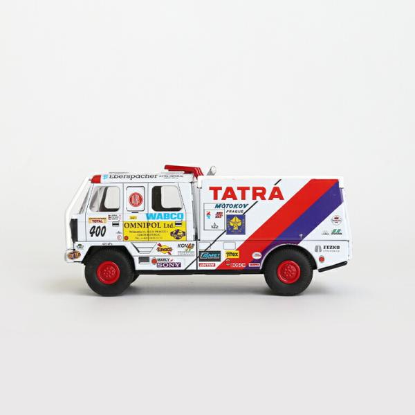 ミニカー トラック モータースポーツ 1/43 ダカール・ラリー ブリキ カーオブジェ 玩具  チェコ DETAIL ディテール KOVAP コバップ Tatra 815 Dakar 1996
