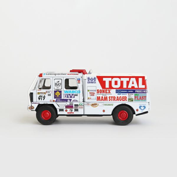 ミニカー トラック モータースポーツ 1/43 ダカール・ラリー ブリキ カーオブジェ 玩具  チェコ DETAIL ディテール KOVAP コバップ Tatra 815 Dakar 1998