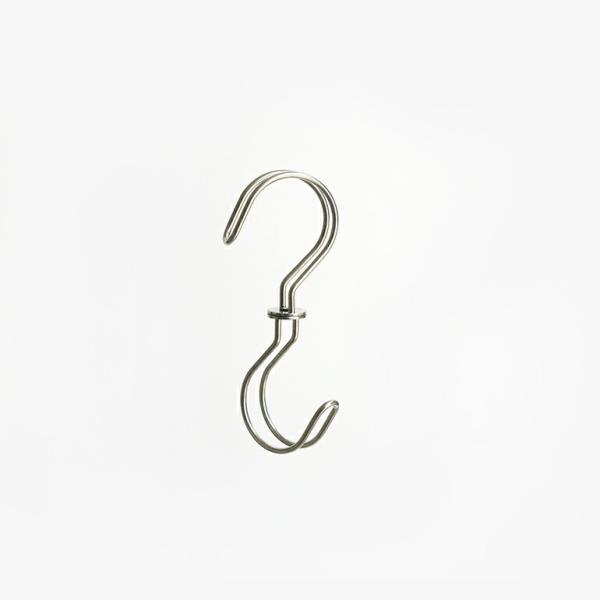 S字フック 回転 360度 ステンレス 2重 おしゃれ シンプル 大木製作所 まわるS字フック Sサイズ