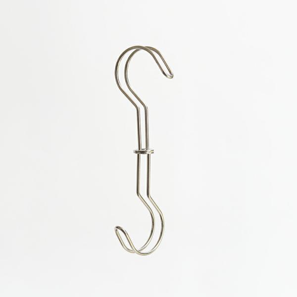 S字フック 回転 360度 ステンレス 2重 おしゃれ シンプル 大木製作所 まわるS字フック Lサイズ