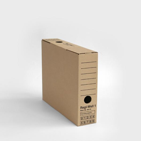 収納ボックス 紙製 段ボール ファイル 書類 A4 縦置き 横置き 引き出し ドイツ おしゃれ REGIS レジス フォールディングボックス 1