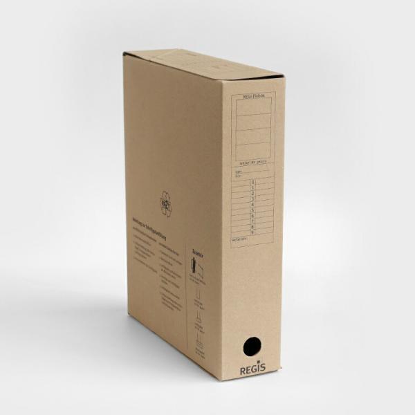 収納ボックス 紙製 段ボール ファイル 書類 A4 縦置き 横置き 引き出し ドイツ おしゃれ REGIS レジス フィックスボックス