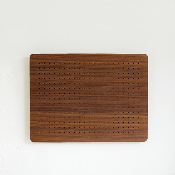 amabro[アマブロ]PEG WALL Walnut(M)[有孔ボード ペグボード ウォールナット 45×60cm 整理 収納 見せる収納 インテリア ディスプレイ]☆