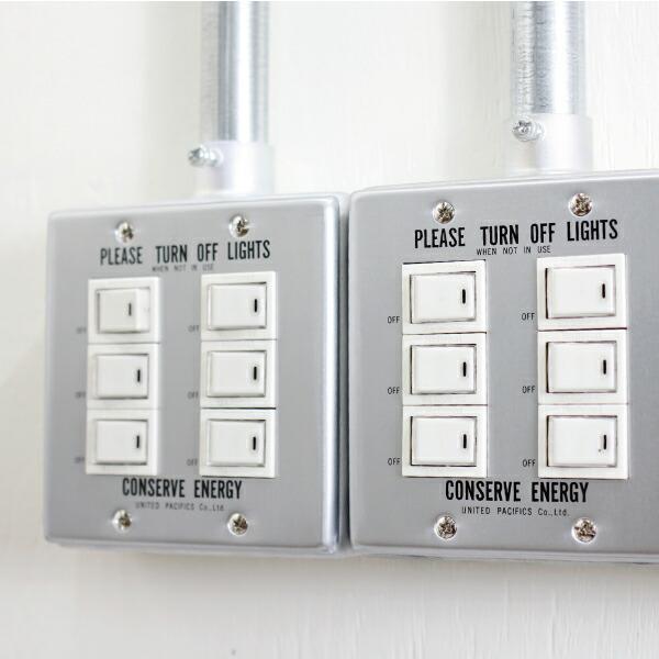 PACIFIC FURNITURE SERVICEアルミスイッチプレート6個口