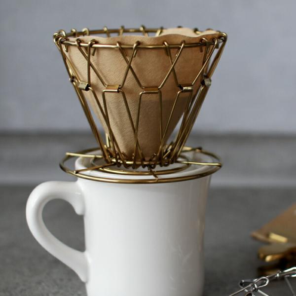 KIKKERLAND[キッカーランド]Brass Collapsible Coffee Dripper(折りたたみ式ドリッパー)