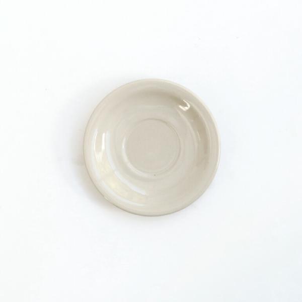 食器 アメリカ ソーサー ダイナー ウェア 業務用 Libbey リビー プリンセスホワイト 14cm (Libbey カップ用) 陶器 オフホワイト