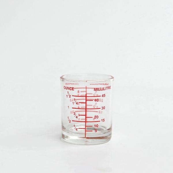 計量カップ ガラス おしゃれ 45ml 大さじ 小さじ オンス BUFF バフ Measuring Glass Sサイズ