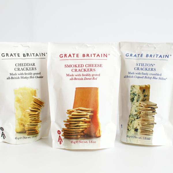 クラッカー チーズ おつまみ ワイン イギリス ARTISAN アーティザン グレイトブリテンチーズクラッカー チェダー スモーク ブルーチーズ