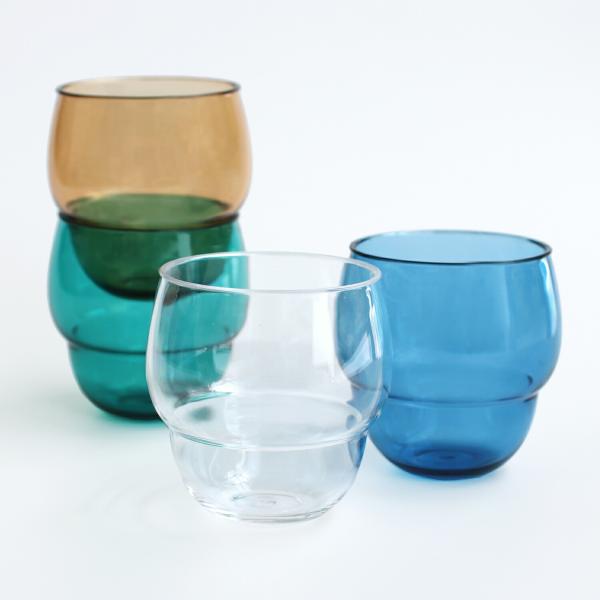 グラス タンブラー 樹脂 プラスチック 410ml シンプル スタッキング 食洗機 アメリカ ABODE アボード スタッキングバブルグラス