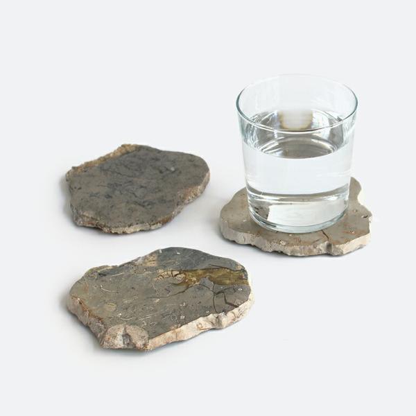 コースター 鉱物 おしゃれ amabro アマブロ 碧玉 アソート アクセサリートレイ インテリア グレー JASPER COASTER Gray
