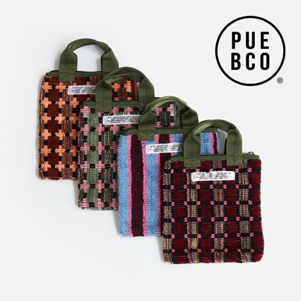 トートバッグ PUEBCO プエブコ 小さめ おしゃれ インド リサイクル アソート TRUCK SEAT FABRIC SMALL TOTE