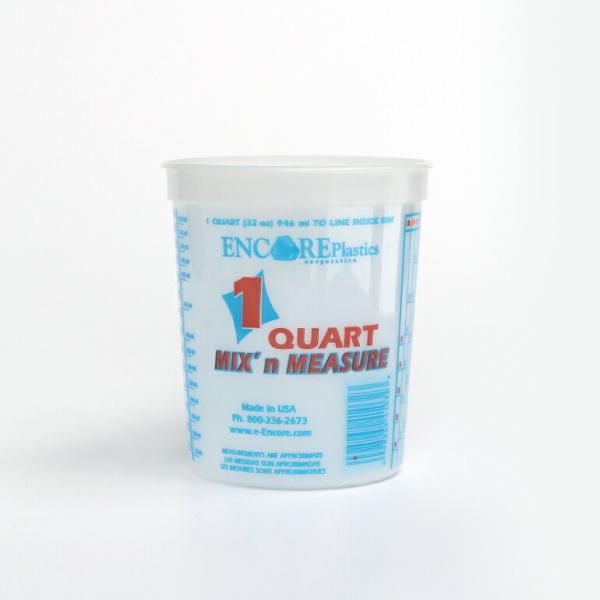 計量カップ バケツ プラスチック アメリカ製 USA 多目的コンテナ 整理収納  BUFF バフ Paint Cup L 1クォート 950ml