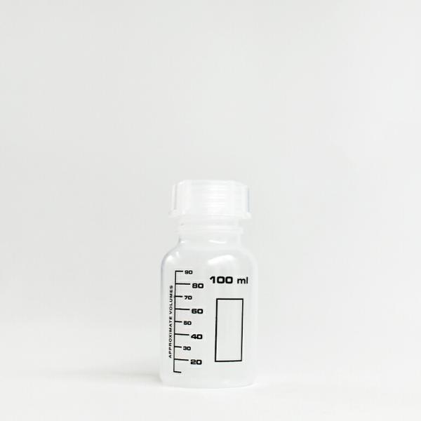 ボトル 液体用 プラスチック イタリア おしゃれ ピルケース キャニスター 整理 食品 LAMAPLAST ラマプラスト PP Wide Neck Bottle 100ml