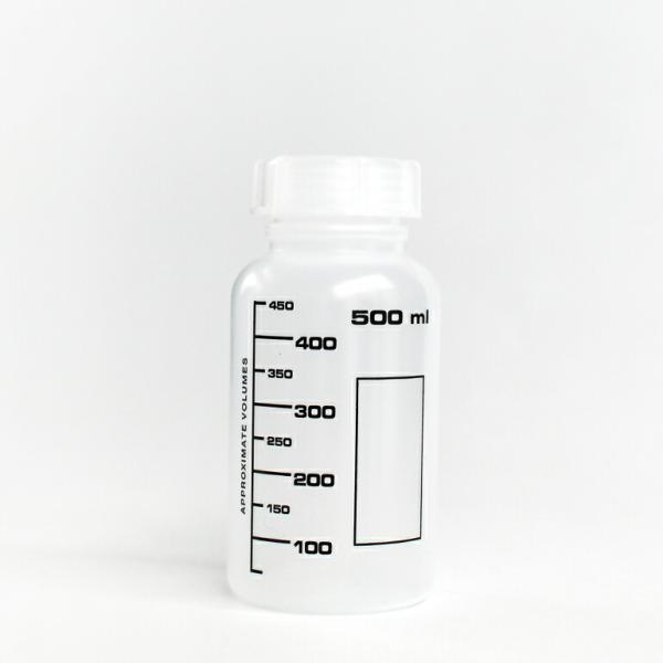 ボトル 液体用 プラスチック イタリア おしゃれ ピルケース キャニスター 整理 食品 LAMAPLAST ラマプラストPP Wide Neck Bottle 500ml
