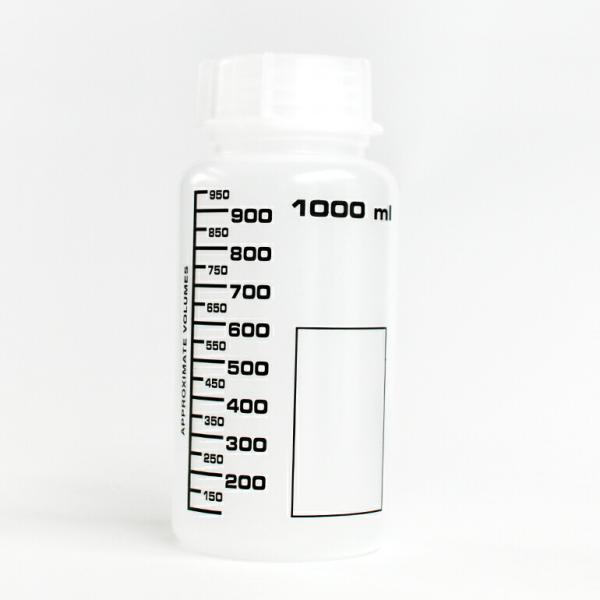 ボトル 液体用 プラスチック イタリア おしゃれ ピルケース キャニスター 整理 食品 LAMAPLAST ラマプラストPP Wide Neck Bottle 1000ml