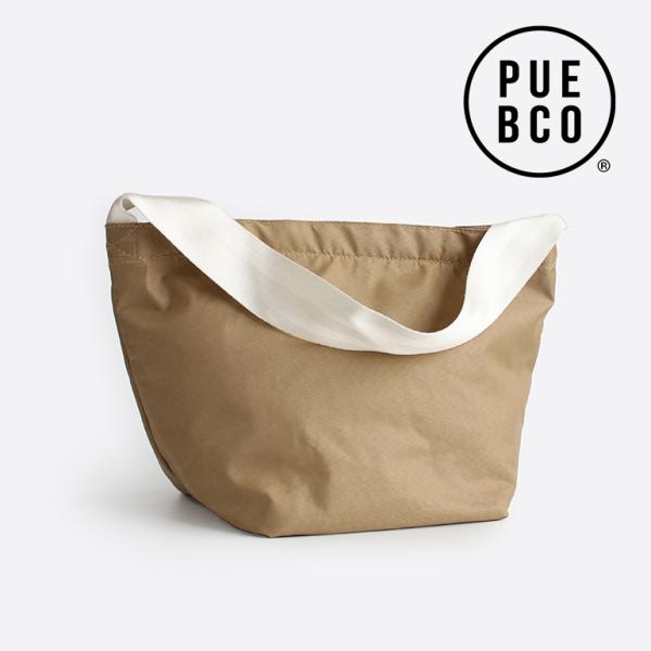 ショルダーバッグ PUEBCO プエブコ ユニセックス おしゃれ ラバーコート マチあり RUBBERIZED FABRIC BAG W/ZIPPER