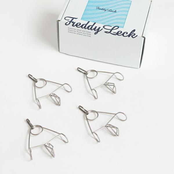 ピンチ 洗濯バサミ ステンレス 4個入り スプリングピンチハンガー用 オプション Freddy Leck フレディレックス プリングピンチ ドイツ ベルリン
