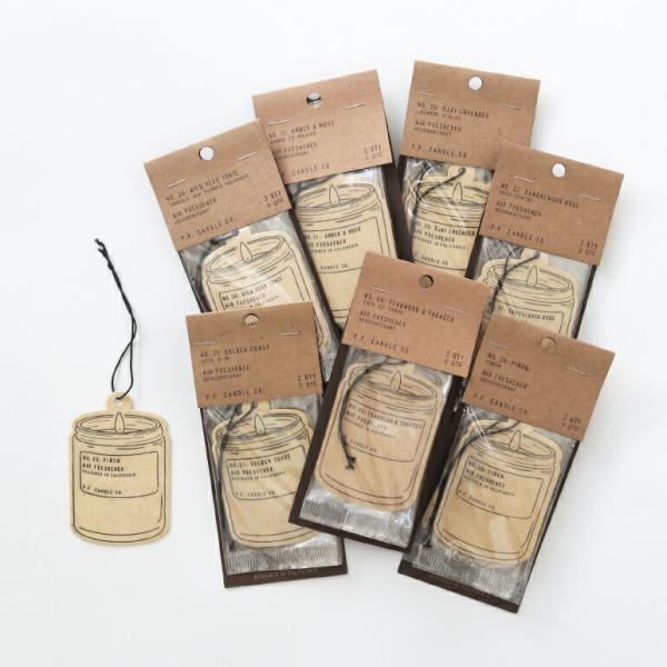 エアーフレッシュナー 車 自動車 吊り下げ カーフレグランス ルームフレグランス P.F.Candle CO. ピーエフキャンドル ロサンゼルス おしゃれ