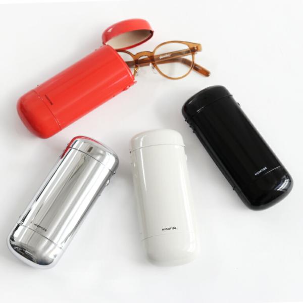 メガネケース ハード おしゃれ スリム スチール ペンケース HIGHTIDE ハイタイド スチールメガネケース