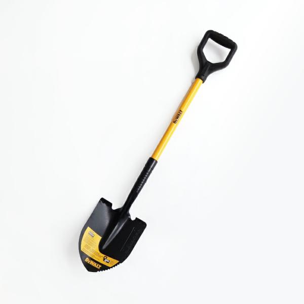 スコップ ショベル スチール アメリカ USA ガーデニング 園芸 DEWALT デウォルト ラウンドショベル ファイバーDグリップ
