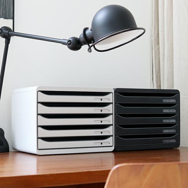 EXACOMPTA[エグザコンタ]BIG BOX＋ 5段 レターケース 横型