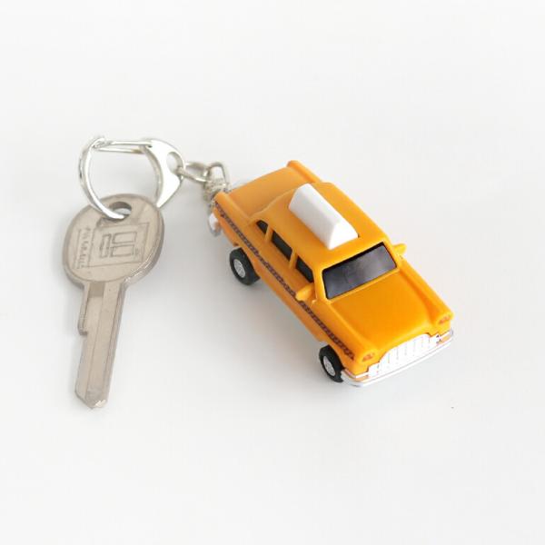 キーホルダー おしゃれ タクシー イエローキャブ ニューヨーク 音 光るKIKKERLAND キッカーランド Noisy Key Light "NYC cab"