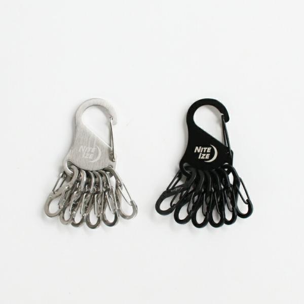 キーホルダー キーリング カラビナ NITE IZE ナイトアイズ Key Rack Stainless Steel キーラック ステンレススチール