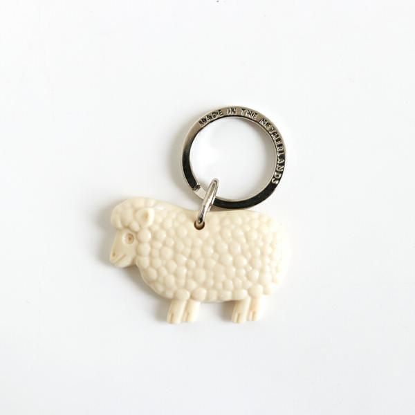 キーホルダー ひつじ ヒツジ デンマーク おしゃれ リサイクルプラスチック サステナブル シンプル レトロ So Danish キーチェーン SHEEP