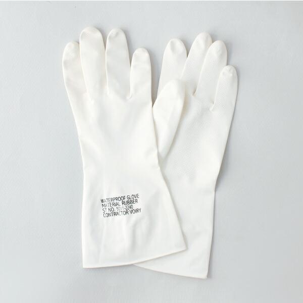 VOIRY ヴォイリー ゴム手袋 RUBBER GLOVES-C WHITE ホワイト 掃除 水仕事 おしゃれ シンプル