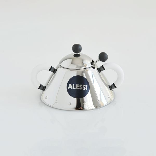 商品名：シュガーボウル＆スプーンブランド：ALESSI（アレッシィ）デザイナー：Michael Graves（マイケル・グレイブス）サイズ：約 10.5×10.5×8 cm素　材：ポリアミド、ステンレス※メーカー化粧箱はございません。※AL...