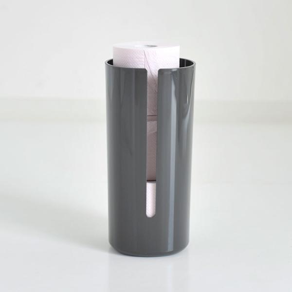 商品名：BIRILLO トイレットペーパーホルダーブランド：ALESSI（アレッシィ）デザイナー：Piero Lissoni（ピエロ・リッソーニ）サイズ：約 15×15×31 cm素　材：アクリル樹脂※メーカー化粧箱はございません。※トイレ...