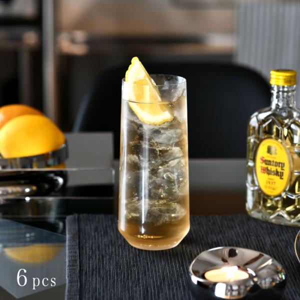 商品名：BERNADOTTE ハイボールグラス 6個セットデザイナー：シグヴァルド ベルナドッテサイズ：約 直径 6.2 cm × 高さ 16 cm／容量 430 ml素　材：ガラス制　作：2022年※食洗機OK※ご覧頂く環境により色・素材...